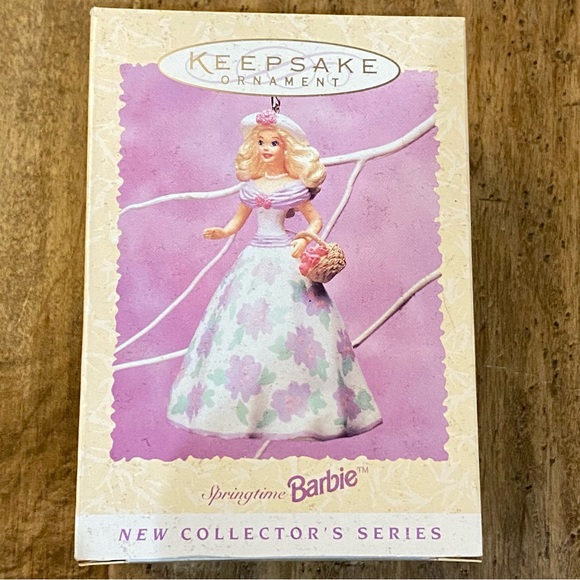 Hallmark | Holiday | Hallmark Keepsake Ornament Springtime Barbie New ...